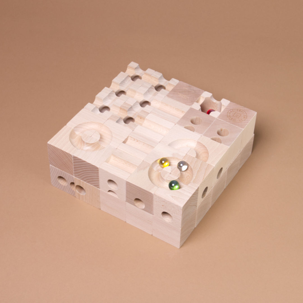 CUBORO STANDARD 50, grosses Kugelbahn Basisset - adabob